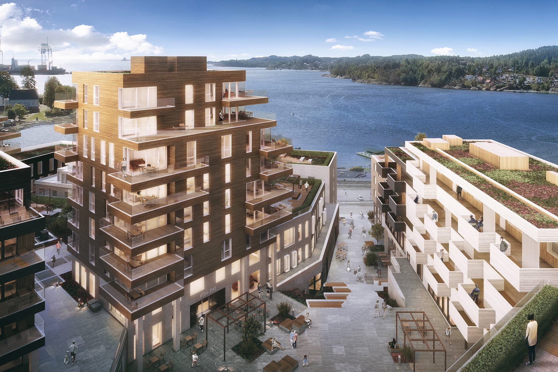 Grandkvartalet, Larvik - Blystad Group